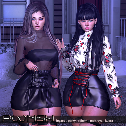 Second Life Marketplace Poonsh Amelia Outfit Fatpack
